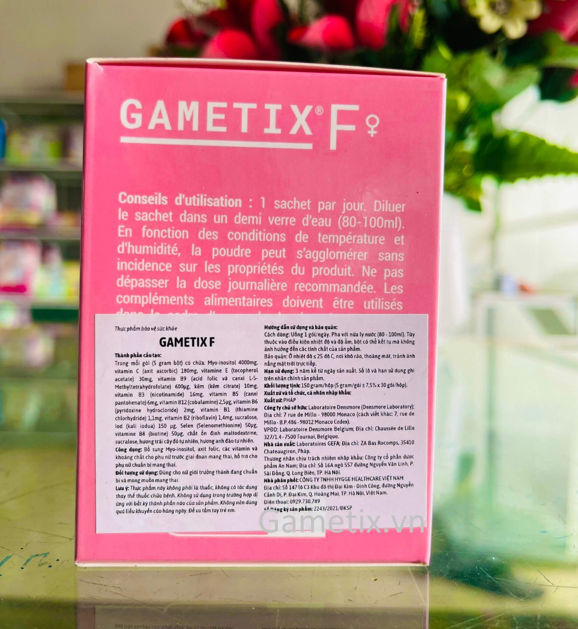 Gametix F - Bổ Trứng, Tăng Thụ Thai, Tăng Thành Công IUI, IVF