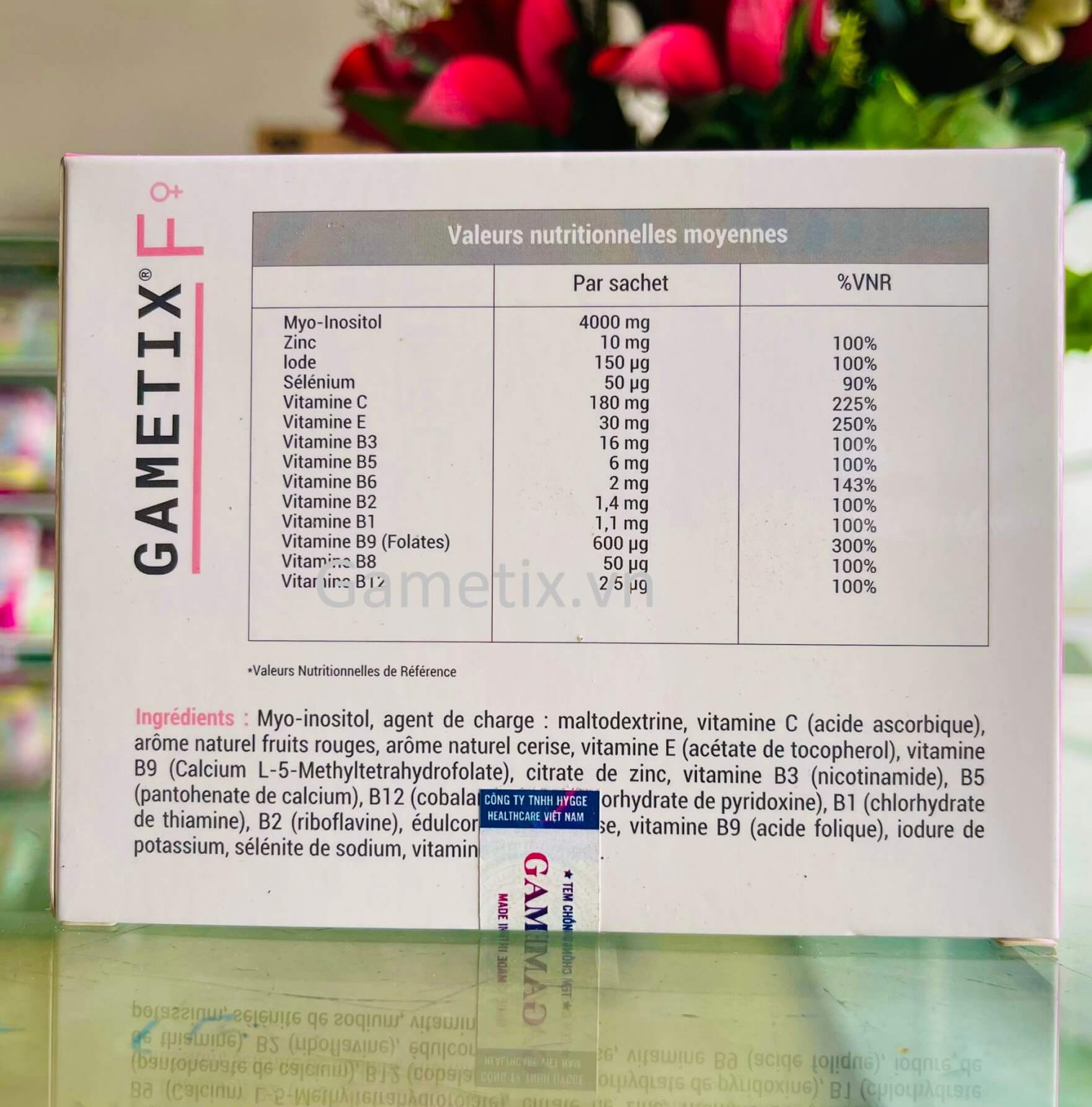 Gametix F - Bổ Trứng, Tăng Thụ Thai, Tăng Thành Công IUI, IVF