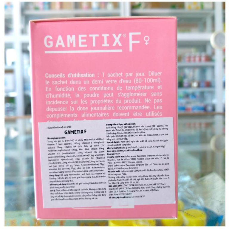 Gametix F - Bổ Trứng, Tăng Thụ Thai, Tăng Thành Công IUI, IVF