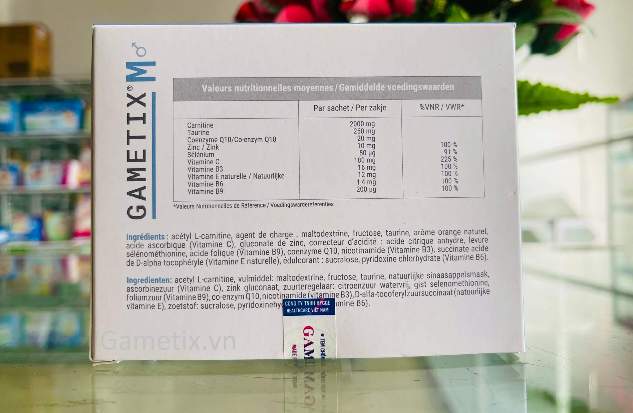 Gametix M - Hỗ Trợ Sinh Sản Nam Giới